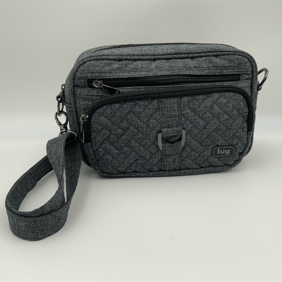 lug | Bags | Lug Carousel Grey Quilted Crossbody Bag | Poshmark